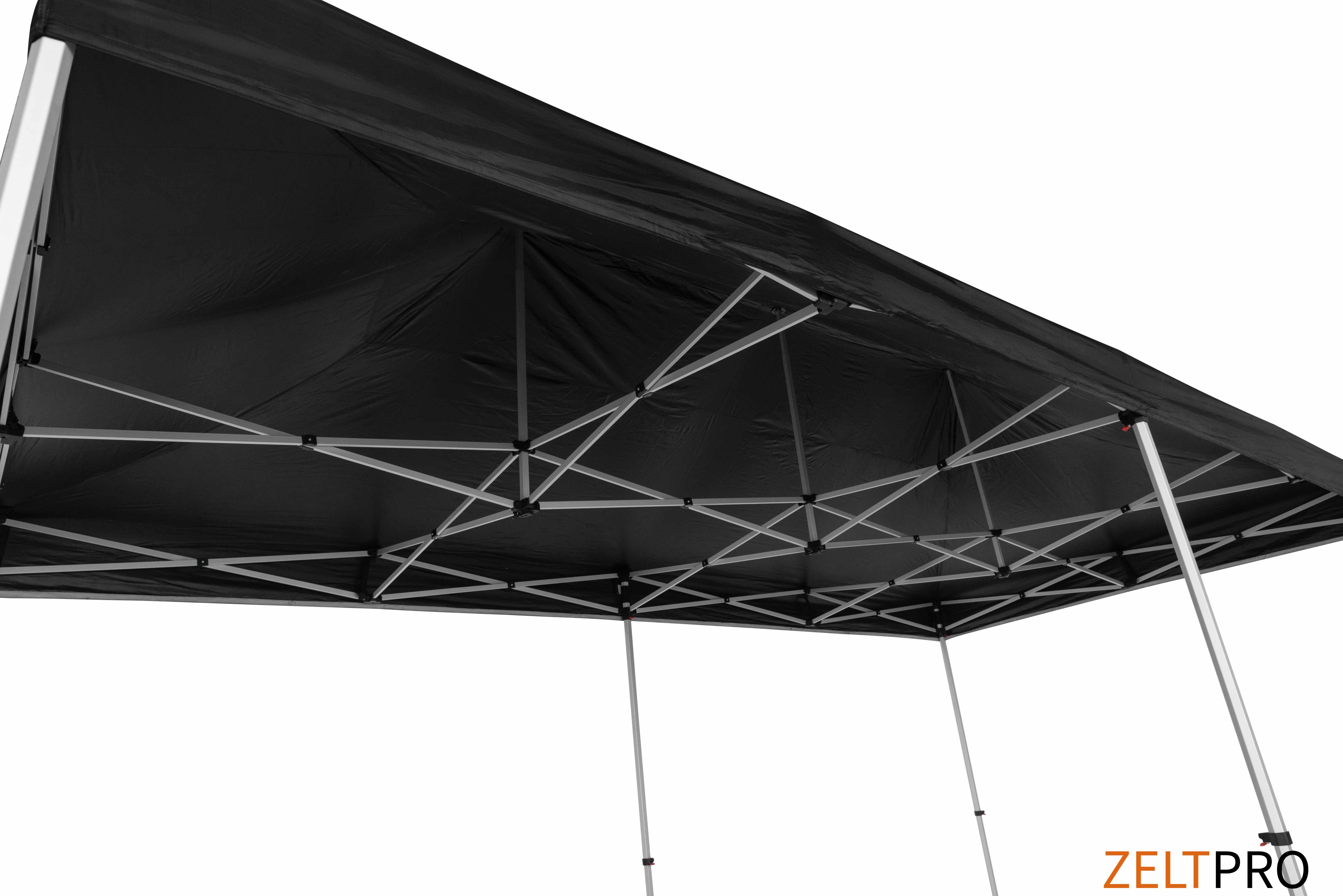 Pop up telts jumts un sienas (4 gab.) komplekts 3x6 Melna Zeltpro TITAN